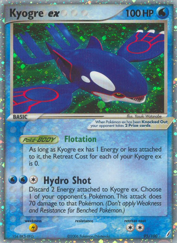 Kyogre Pokemon Card